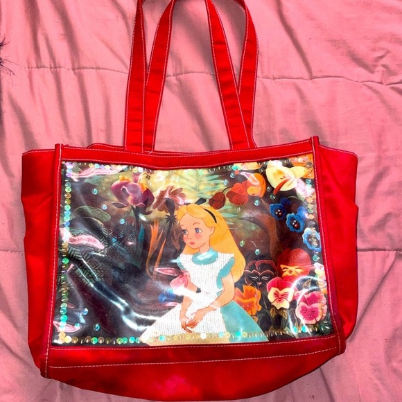 Disney | Bags | Alice In Wonderland Tote | Poshmark